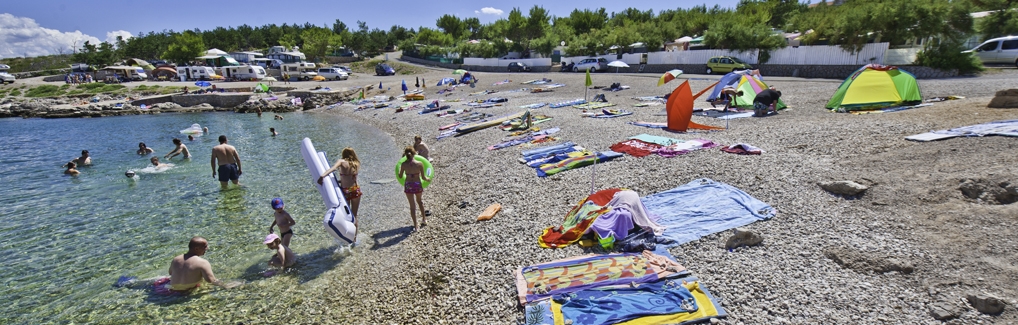 Strand Šilo auf der Insel Krk - Malin Krk